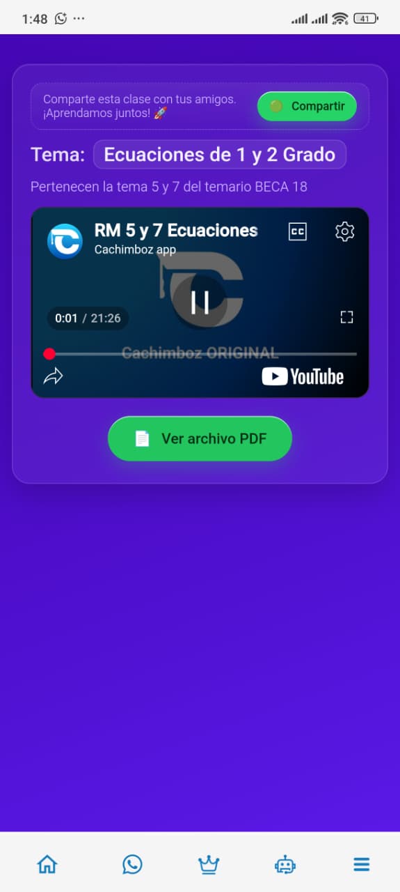 Beca 18 – App Cachimboz